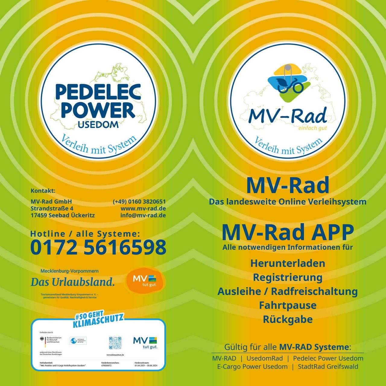 Flyer | MV-Rad App